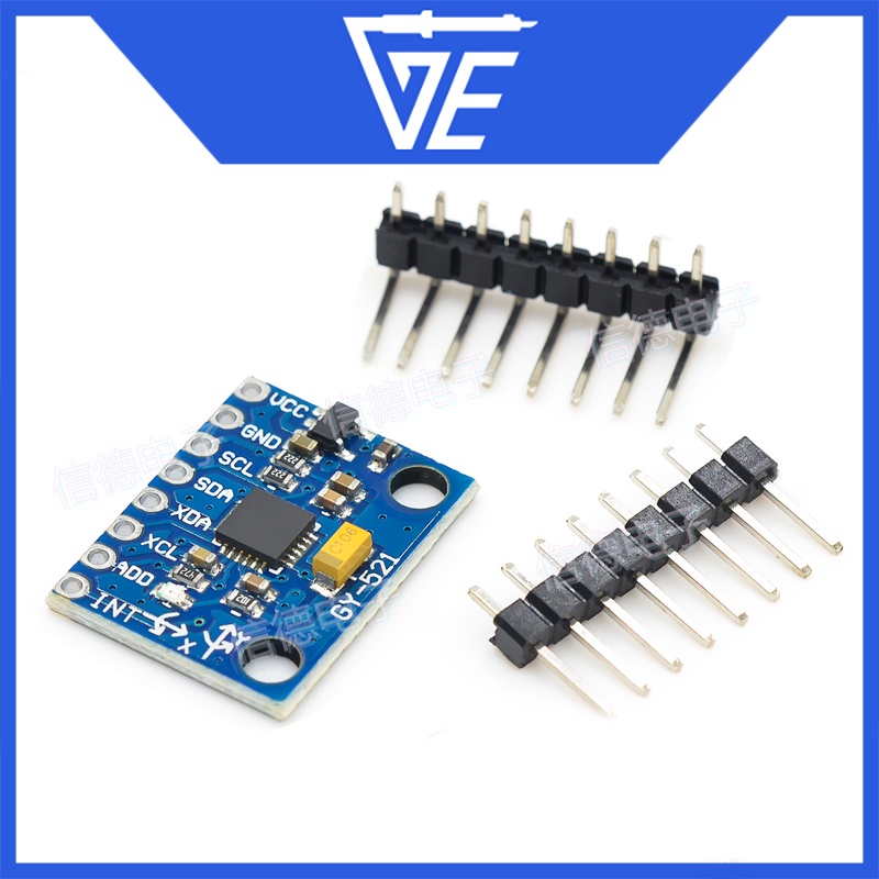 Tilt angle sensor / Gy-521/ mpu6050 three-axis voltmeter 6DOF module ...