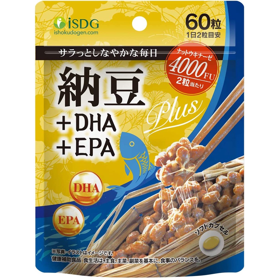 JAPAN ISDG NATTO + DHA + EPA - 60 tablets | Shopee Malaysia