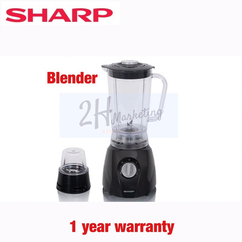SHARP Blender with Dry Mill EM131BK/EM130WH | Shopee Malaysia