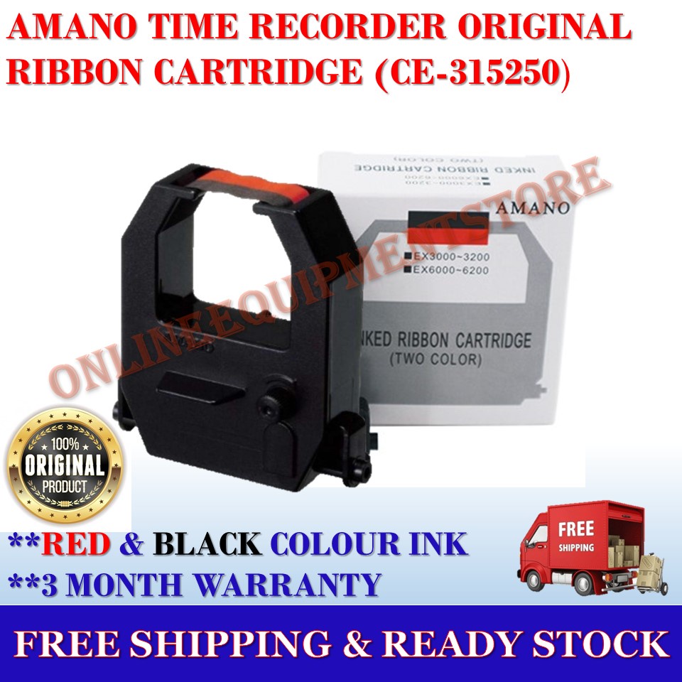 AMANO TIME RECORDER RIBBON CARTRIDGE /AMANO EX3000 EX3500N UMEI MOA ...
