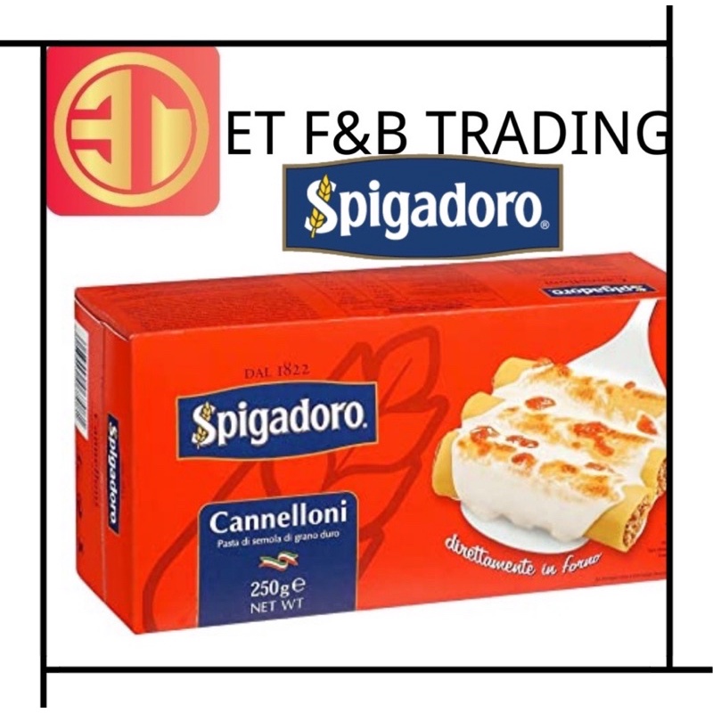 Spigadoro Cannelloni Pasta 250gm | Shopee Malaysia