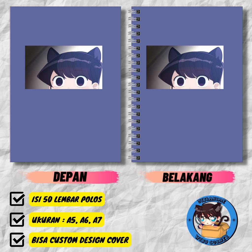 Anime note book / ANIME KOMI SAN notebook | Shopee Malaysia