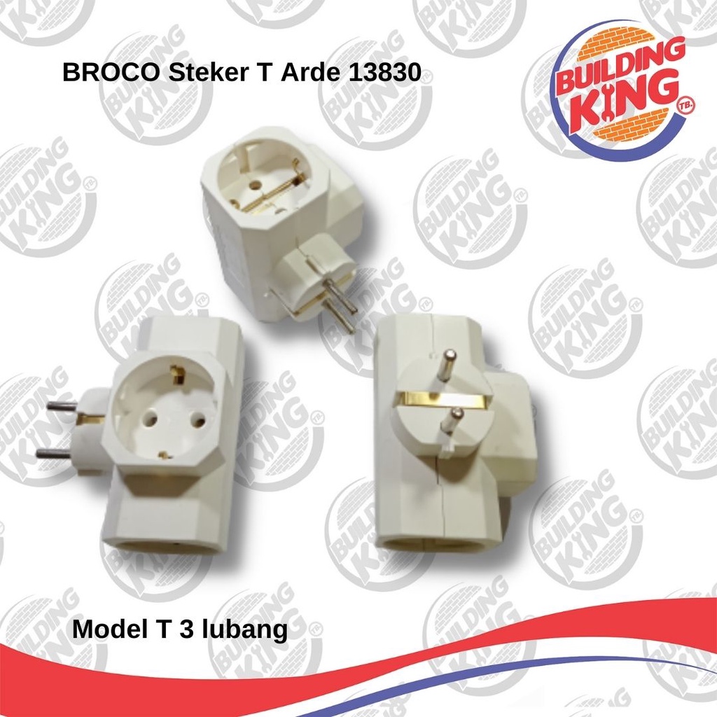 Broco Ground T Plug New Gee 13830 3-hole Electric Parallel Plug ...