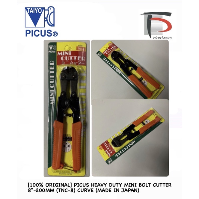 [100% ORIGINAL] PICUS HEAVY DUTY MINI BOLT CUTTER 8"-200MM (TNC-8 ...