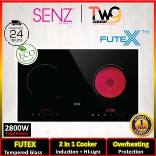 [FREE SHIP] SENZ 2 in 1 Built-In Induction Smart Touch Cooker Electric ...
