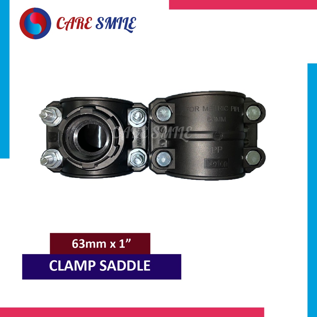 HDPE CLAMP SADDLE For Polypipe 50mm 63mm 90mm | Shopee Malaysia