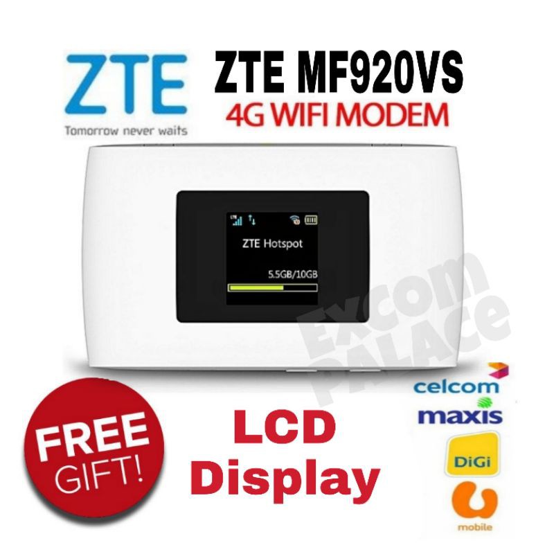 ZTE MF920VS MF920 MF920W 4G LTE Wi-Fi Portable Modem Mifi Router ...