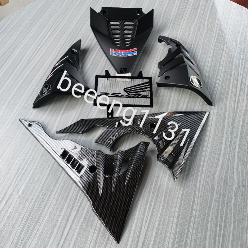 🔥RS150 set Package 4 in 1-V1/V2🔥Bellypat Carbon+Engine cover black ...