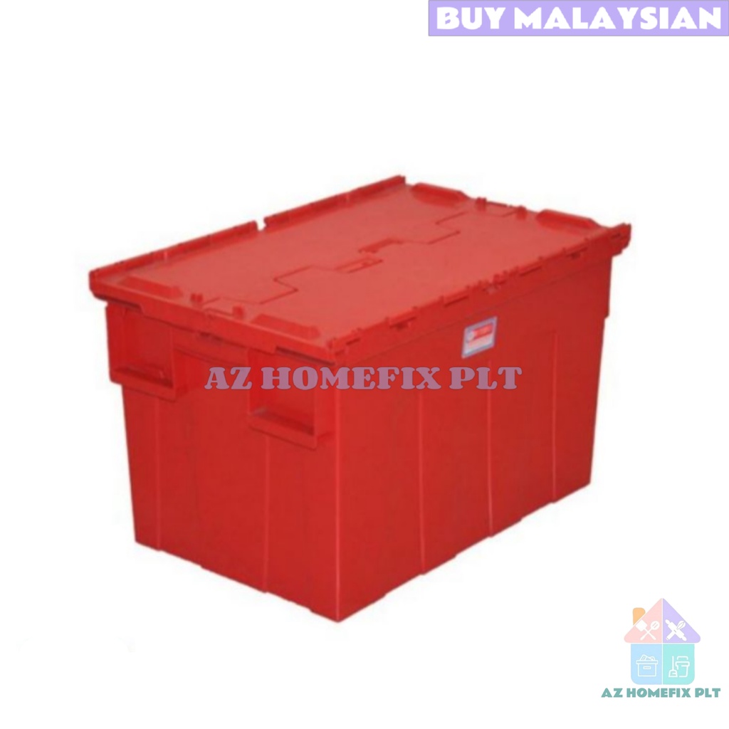 55Lit Plastic stackable Storage Box / Industrial container / Bekas ...
