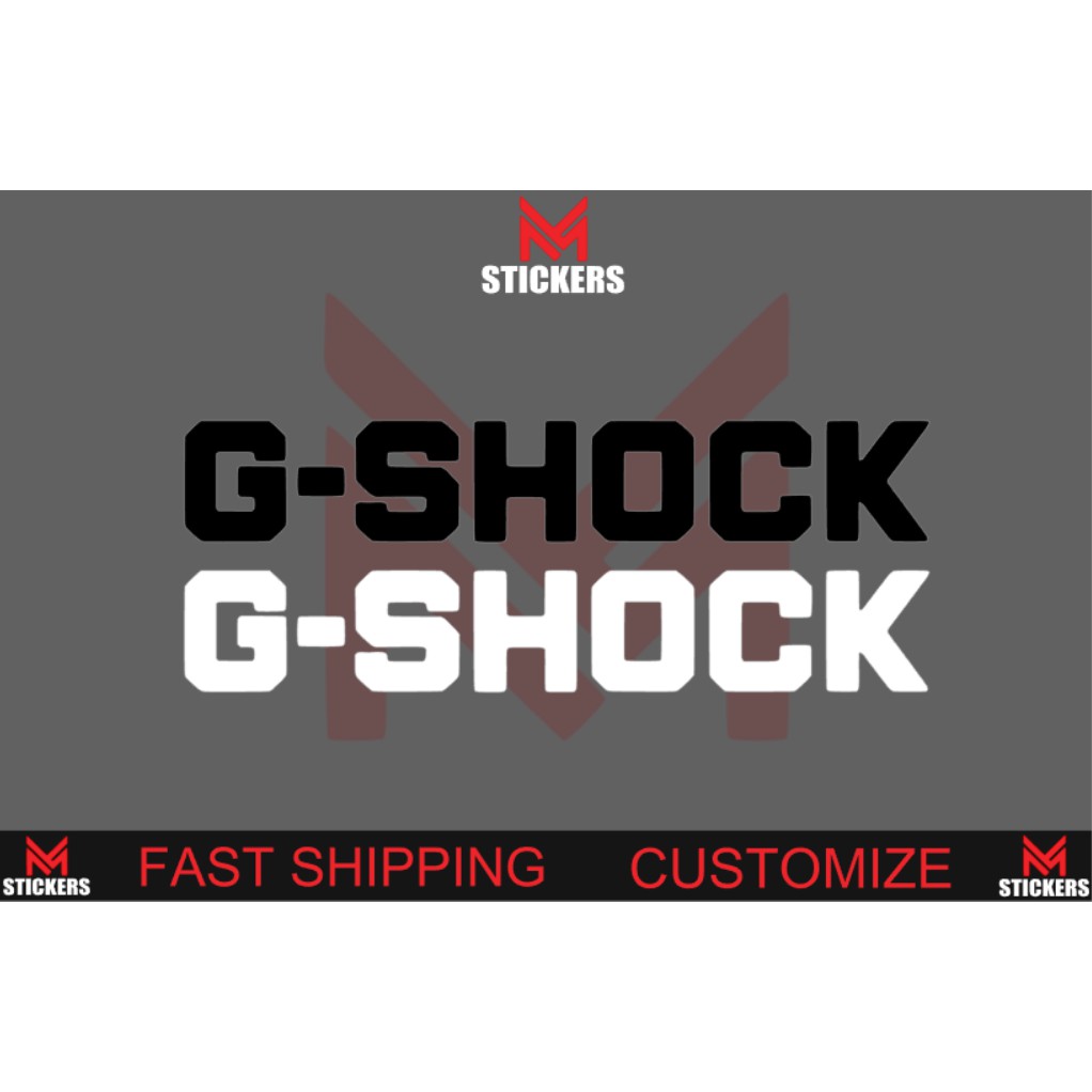 G-SHOCK CAR STICKER MYVI VIVA AXIA SAGA WIRA WAJA VIOS CITY CIVIC ...
