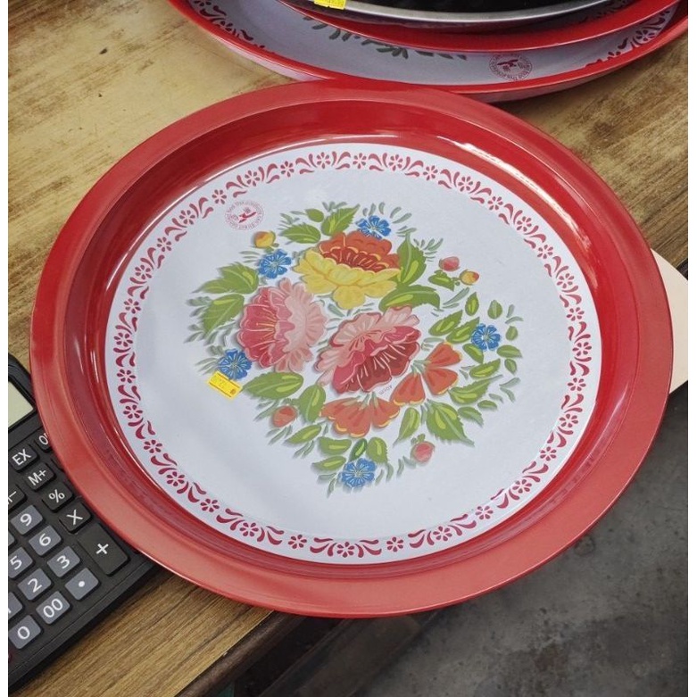 Enamel Tray /Talam /Dulang /Round Steel Tray /Steel Plate / Talam ...