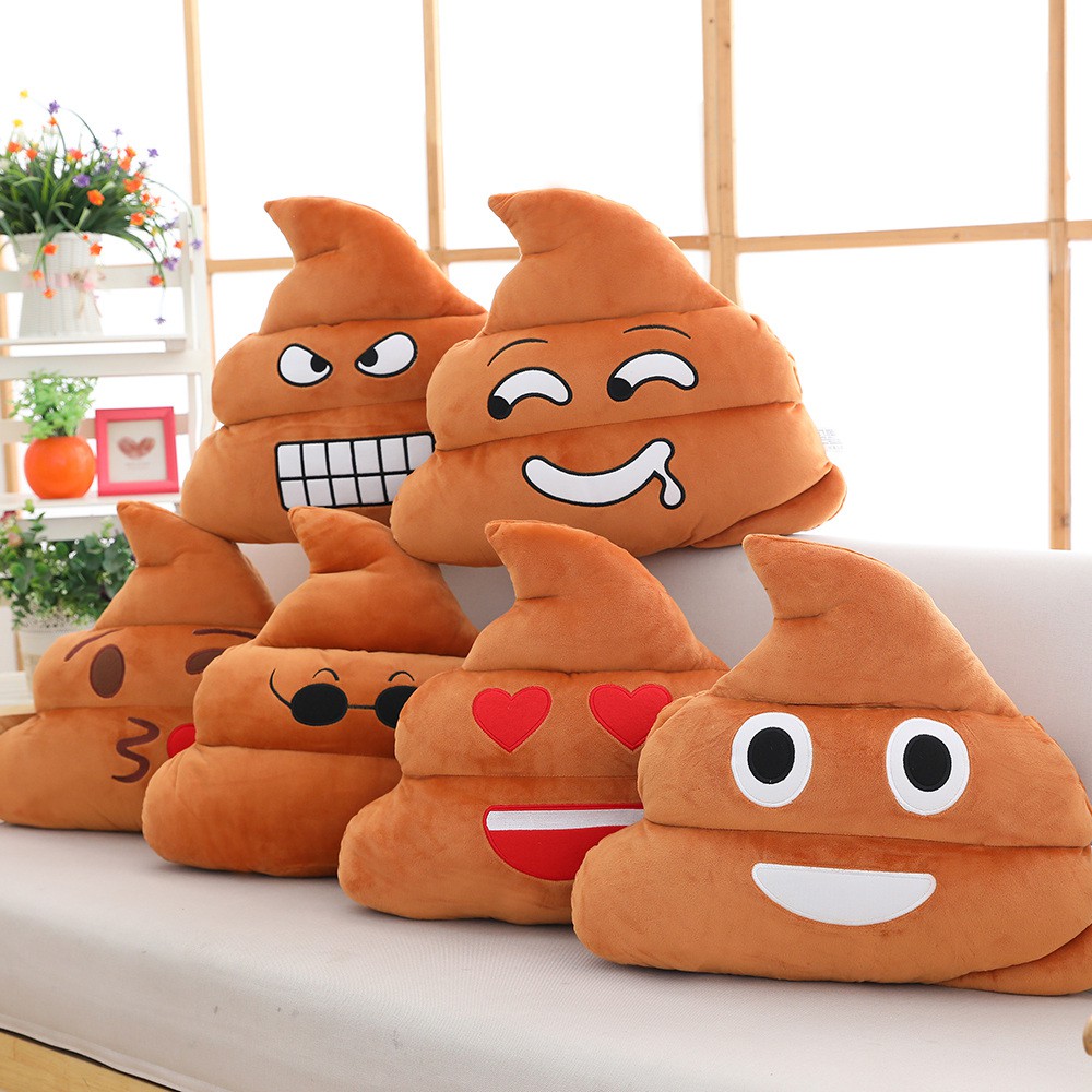 Cartoon Poo Large Pillow Toilet Plush Toy - Poop Doll | Shopee Malaysia
