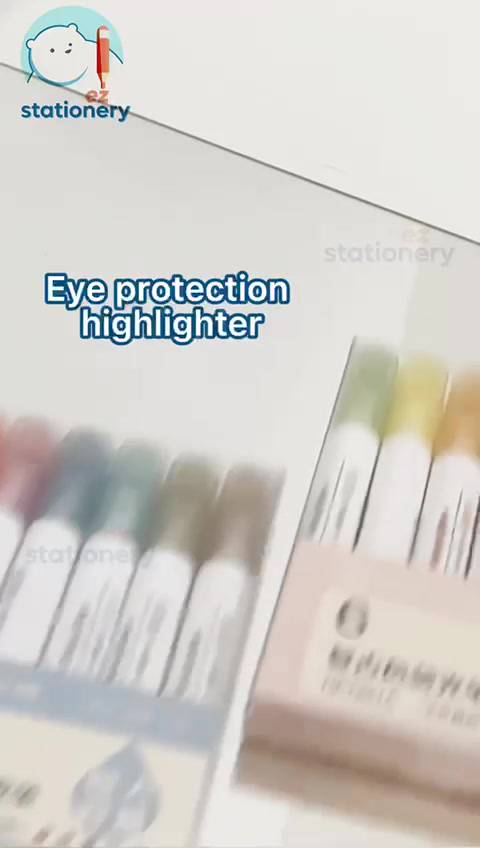 🇲🇾 Ready Stock 6pcs Morandi Retro Color Highlighter Pen Eye Protection ...