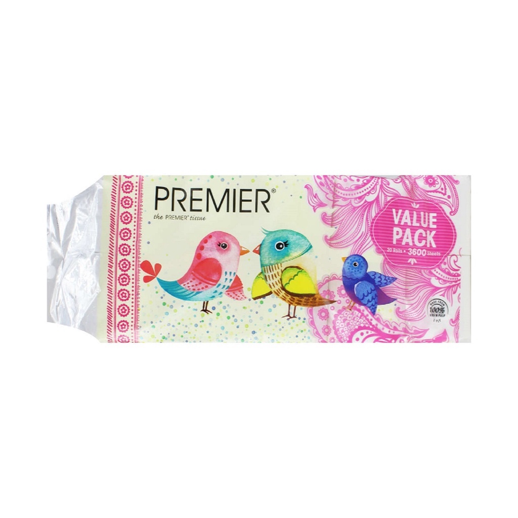 Premier Nature Toilet Rolls (2ply x 20 rolls) | Shopee Malaysia
