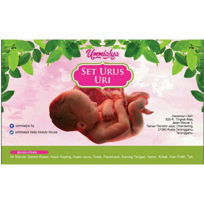 set urus uri(suci dan bersih)/sabun herba/fw/bby cream/pantang/hamil | Shopee Malaysia