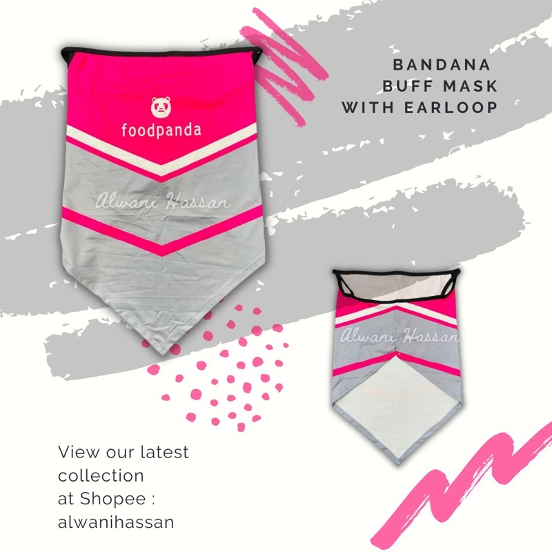 BUFF RIDER FOODPANDA | BUFF LALAMOVE | BUFF GR@BFOOD | SARUNG MUKA ...