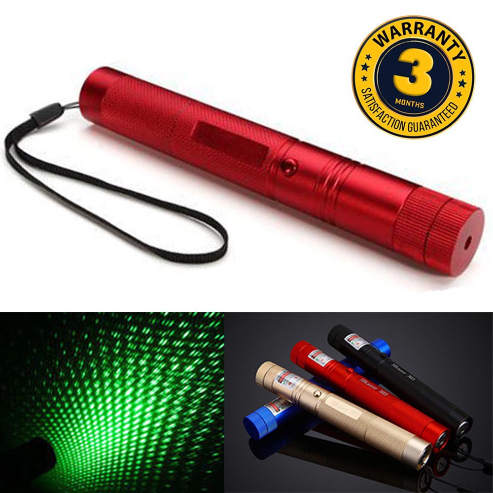 Wireless Long Range Green Laser Pointer Beam (303) - Rechargeable With ...