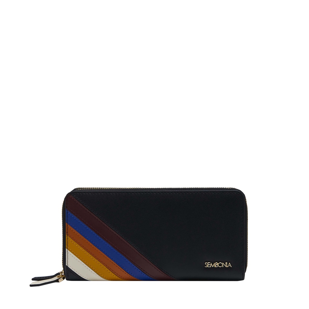 SEMBONIA Rainbow Aesthetic Double Zip-around Wallet - 0603542-505-08 ...