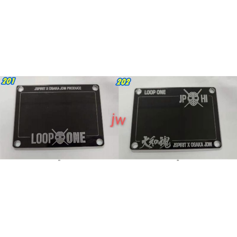 KANJOZOKU OSAKA JDM Japanese LOOP ONE ROADTAX HOLDER | Shopee Malaysia