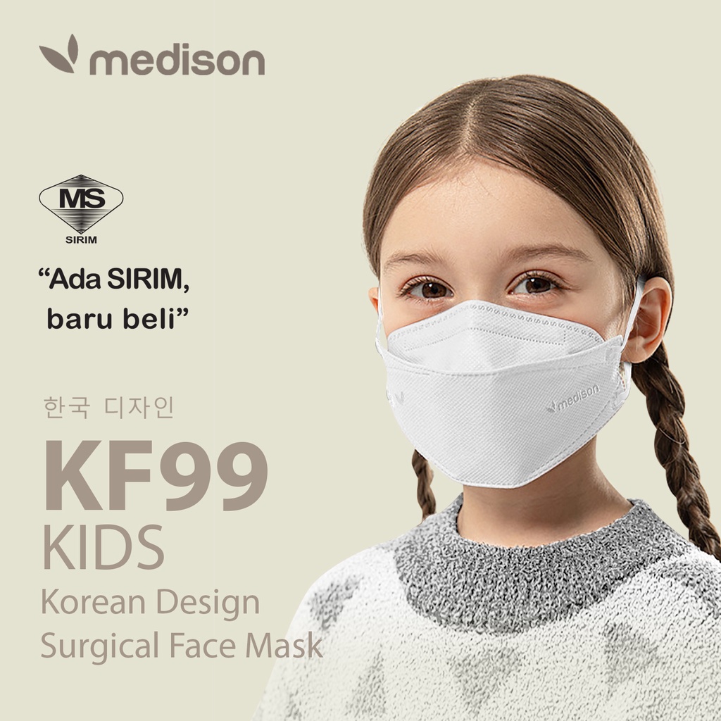 MEDISON KF99 // KF94 Kid Children 4D Korean Premium Earloop – kid ...