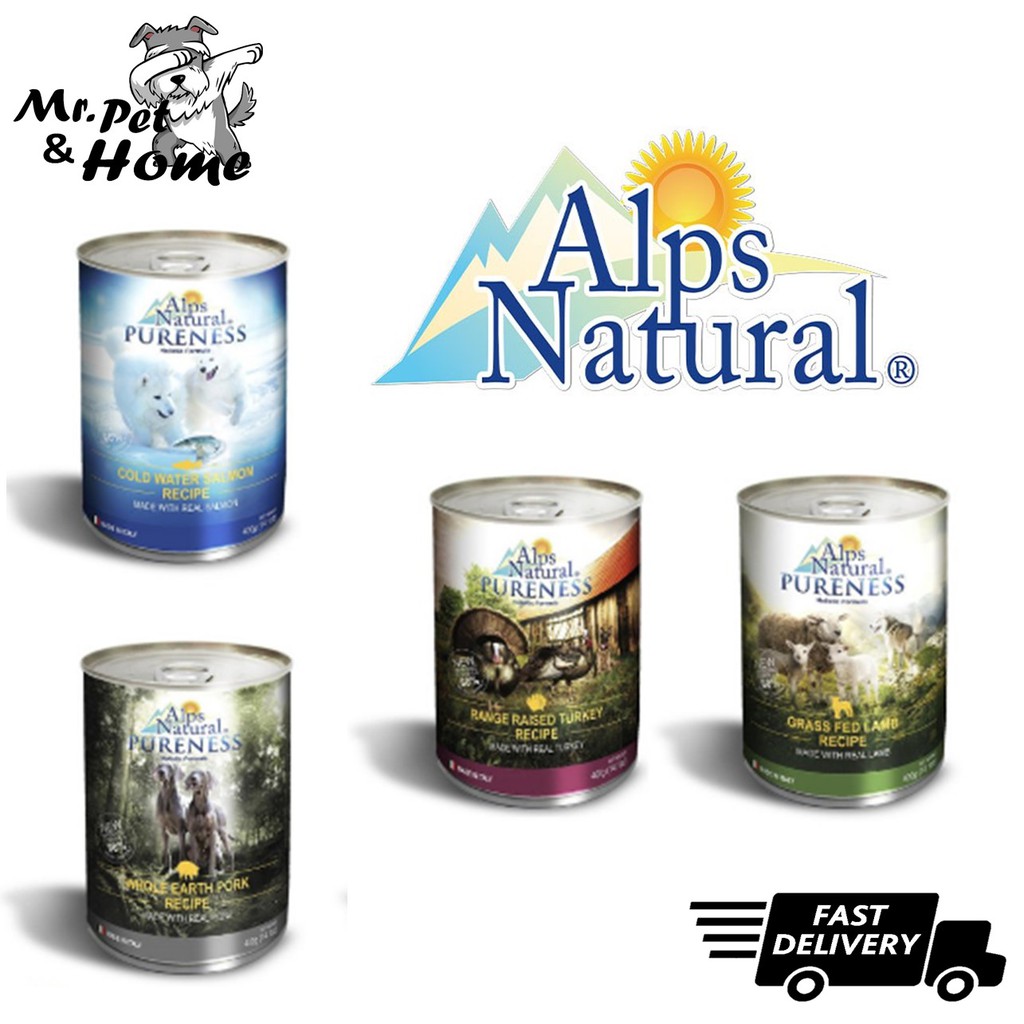 ALPS NATURAL PURENESS CAN FOOD 400G - (ALPS SALMON, ALPS PORK, ALPS ...