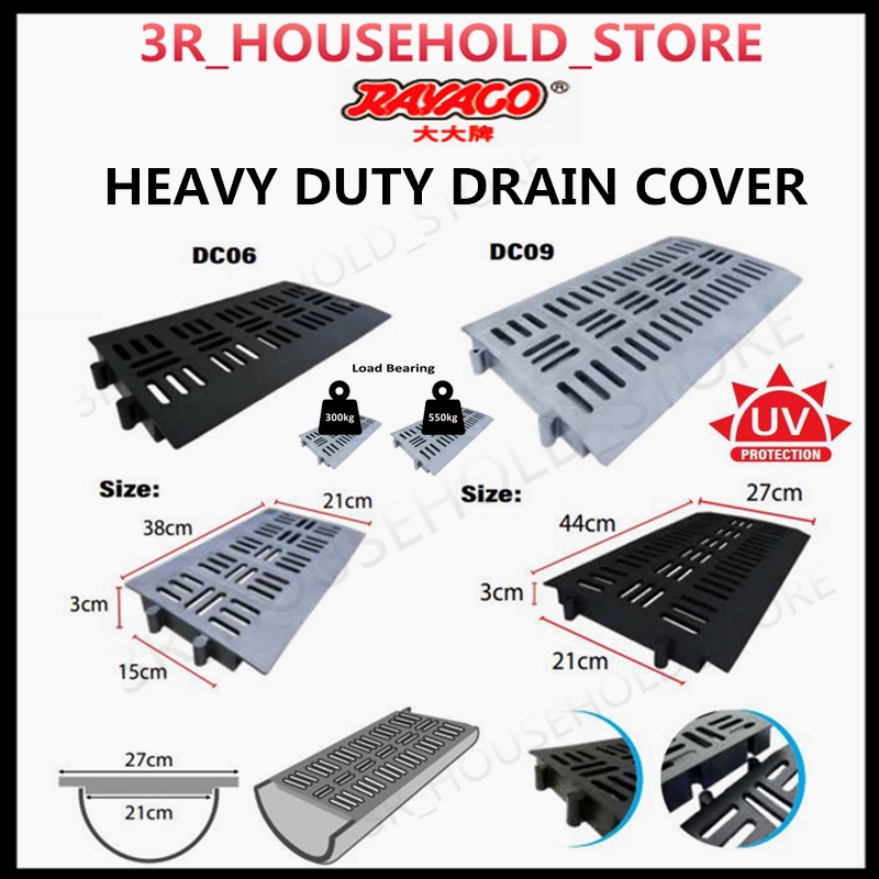 Rayaco Drain Cover 6" / 8.5" / 9'' Penutup Longkang Standard Heavy duty - Same like Felton ...