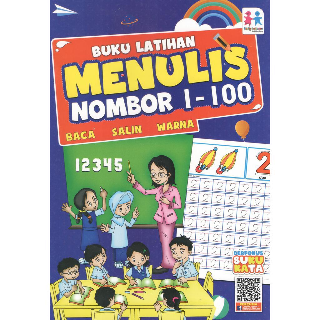 Early Learner 2023: Buku Latihan Menulis Nombor 1-100 9789833001224 | Shopee Malaysia