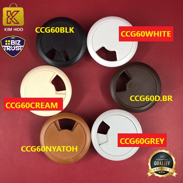 Desk Grommet Computer Table Cable Cap Office Table Cap 60mm | Shopee ...