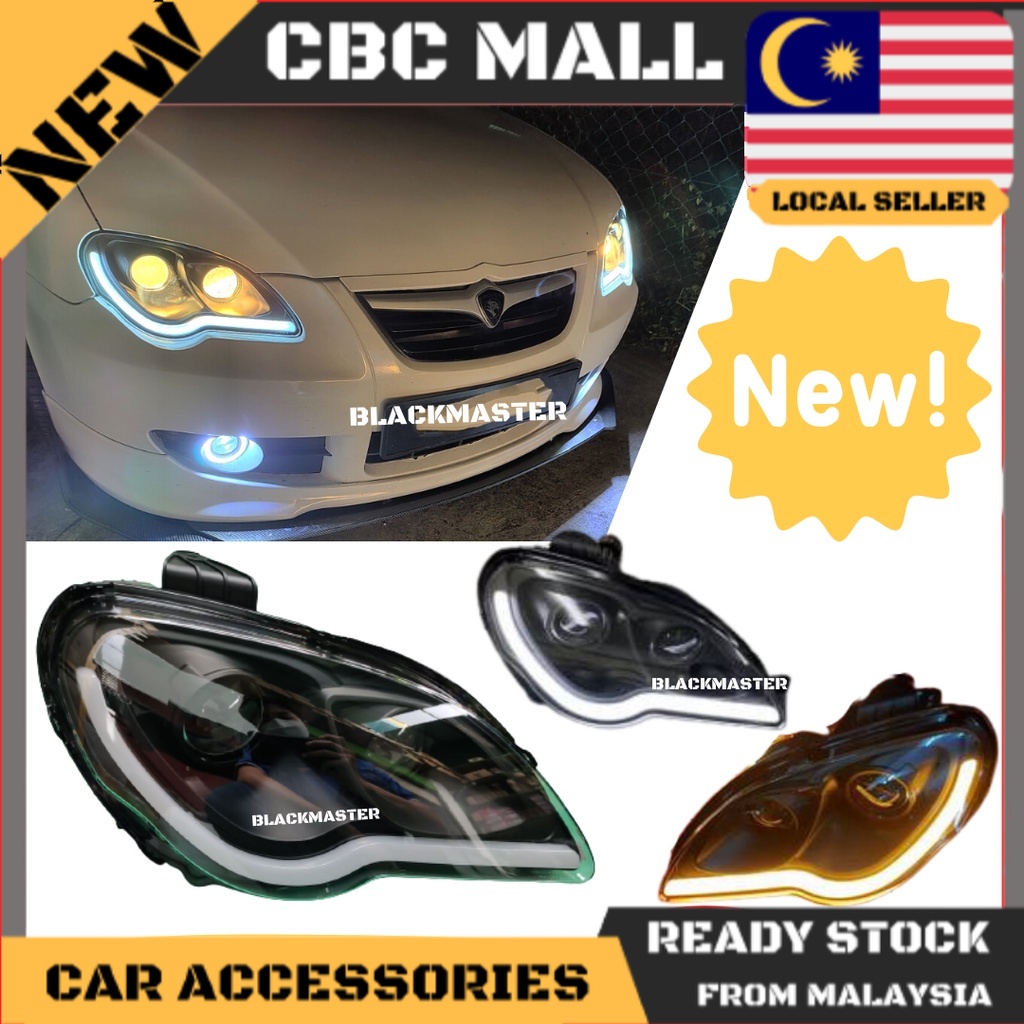 Proton Gen 2 / Persona Old Projector Headlamp With Light Bar + Signal ...