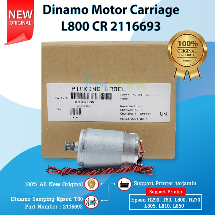Dynamo CR Motor Carriage Epson L805 L810 L850 Printer T60 L800 R290 ...