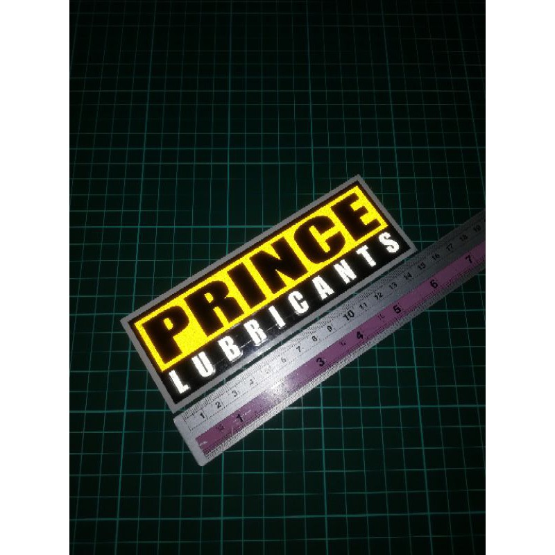 Sticker prince lubricants reflection | Shopee Malaysia