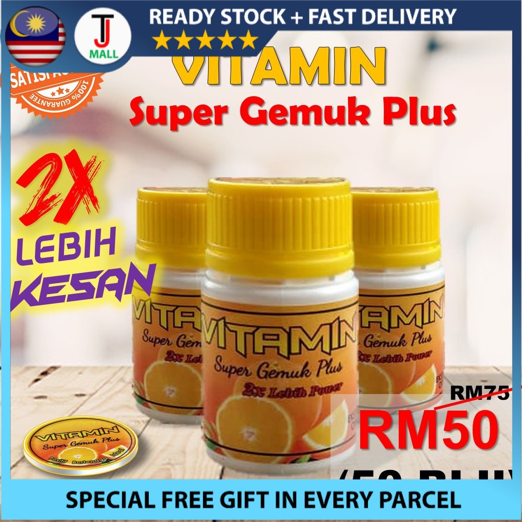 Masalah Kurus Kering - Vitamin Super Gemuk Plus - Original HQ - 2kali ...