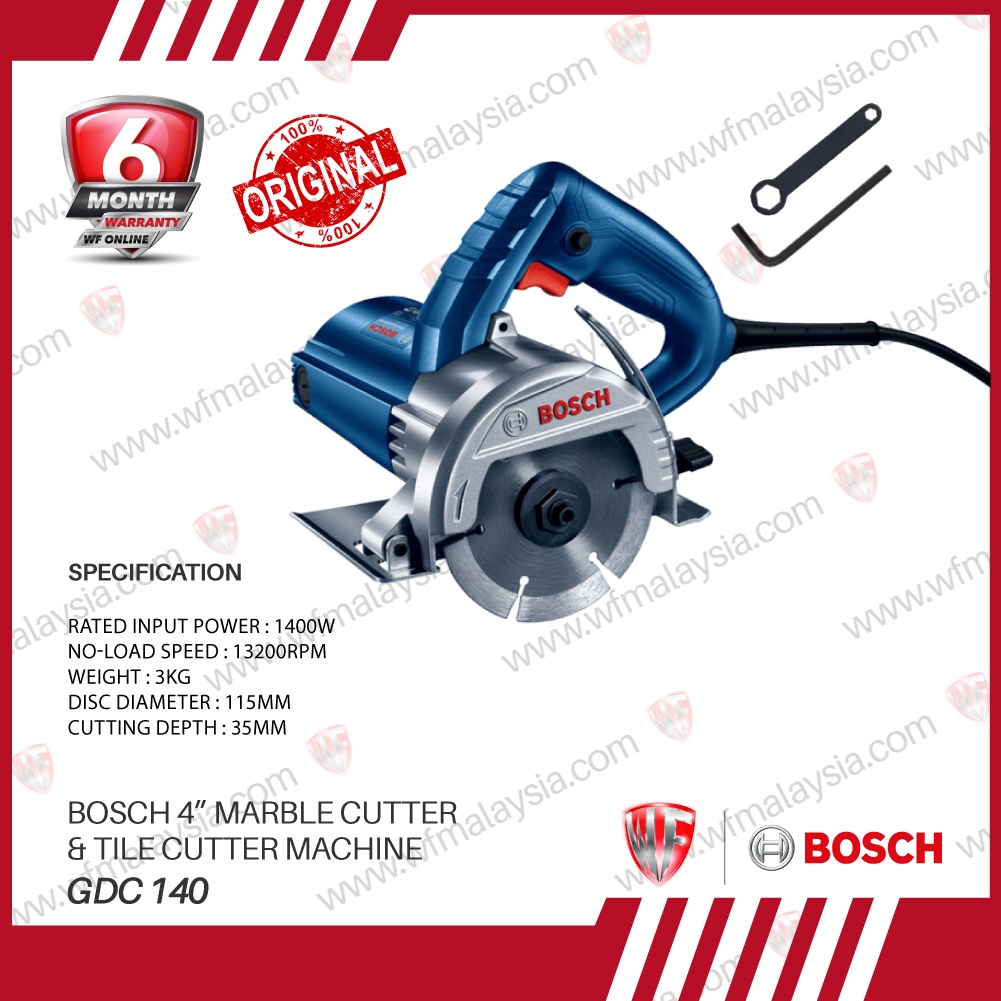 BOSCH GDC 140 GDC140 4" Marble Cutter Tile Cutter Machine ( 06013A00L0 ...