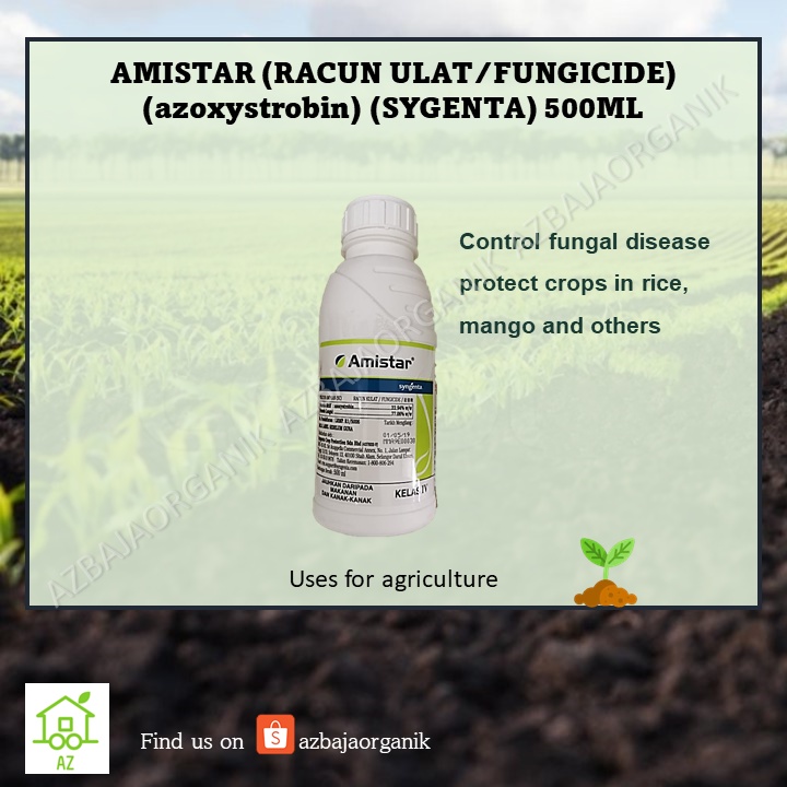 AMISTAR (RACUN ULAT/FUNGICIDE) (azoxystrobin) (SYGENTA) 500ML | Shopee ...