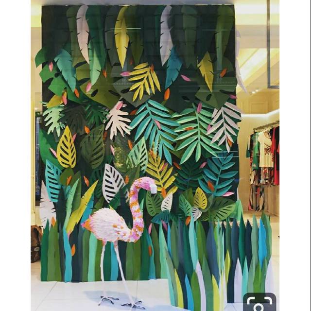 Paper Leaves Backdrop | Shopee Malaysia