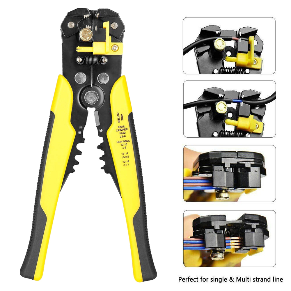 5 in 1 AUTOMATIC WIRE STRIPPER Crimper Tools Crimping Tools Cable ...