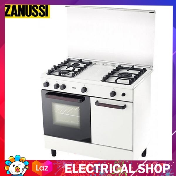 Zanussi ZCG930W 3 Burner Freestanding Gas Cooker (62L Gas Oven ...
