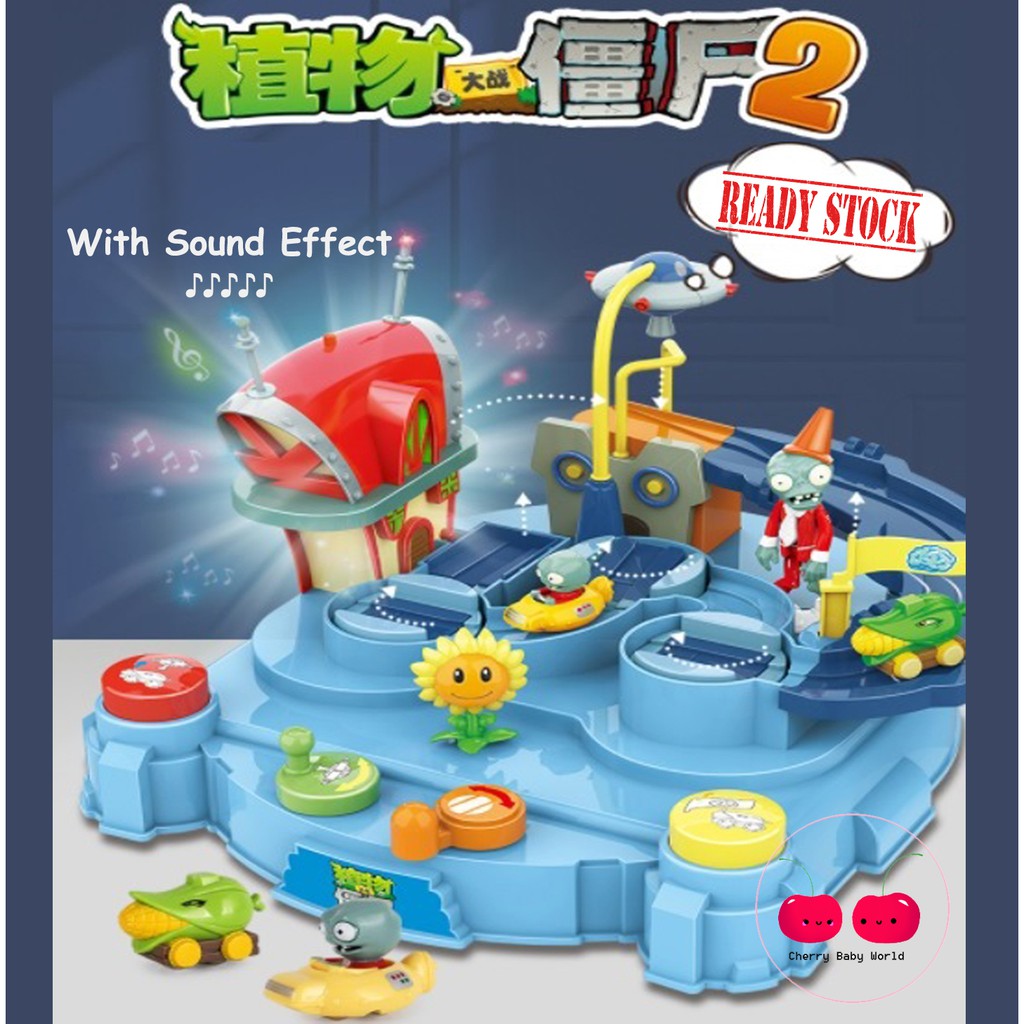 [READY STOCK] Plants Vs Zombies PVZ Manual Mechanical Toy Car Adventure ...
