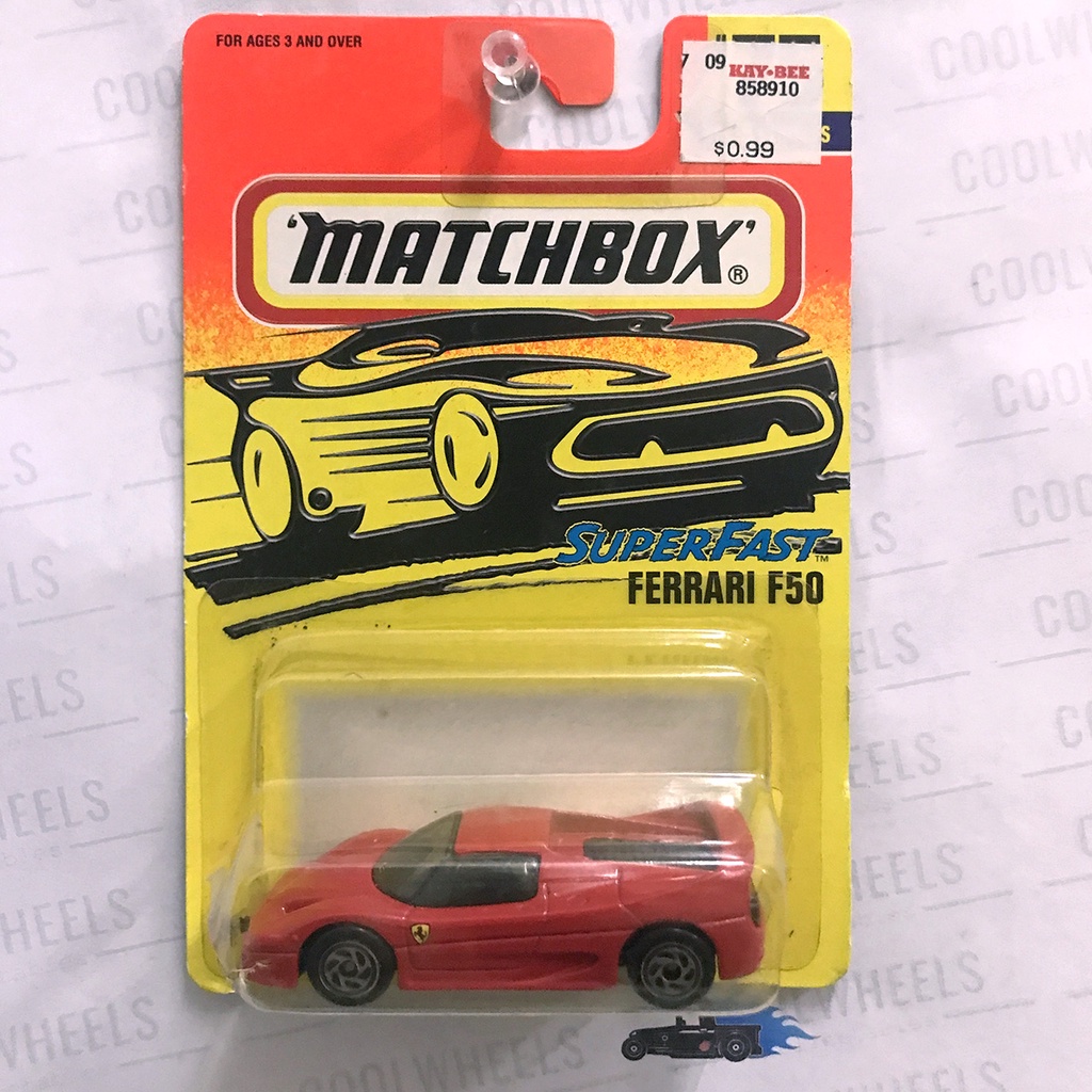 Matchbox 1996 Super Fast Ferrari F50 (Cracked Blister) | Shopee Malaysia