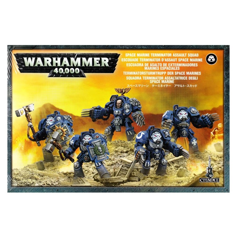 WarHammer 40k Space Marine Terminator Assault Squad | Shopee Malaysia