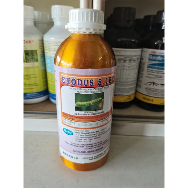 1L Hextar Exodus® 5.1EC /(sama dgn Match/Lufenuron 5.1% / Ulat Gulung Daun / Ulat Pengorek Buah ...