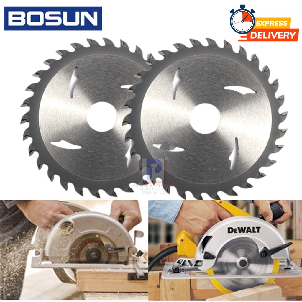BOSUN 40T Wood Circular Saw Blade 4-Inch 40 Teeth Cutting Wood | Shopee ...