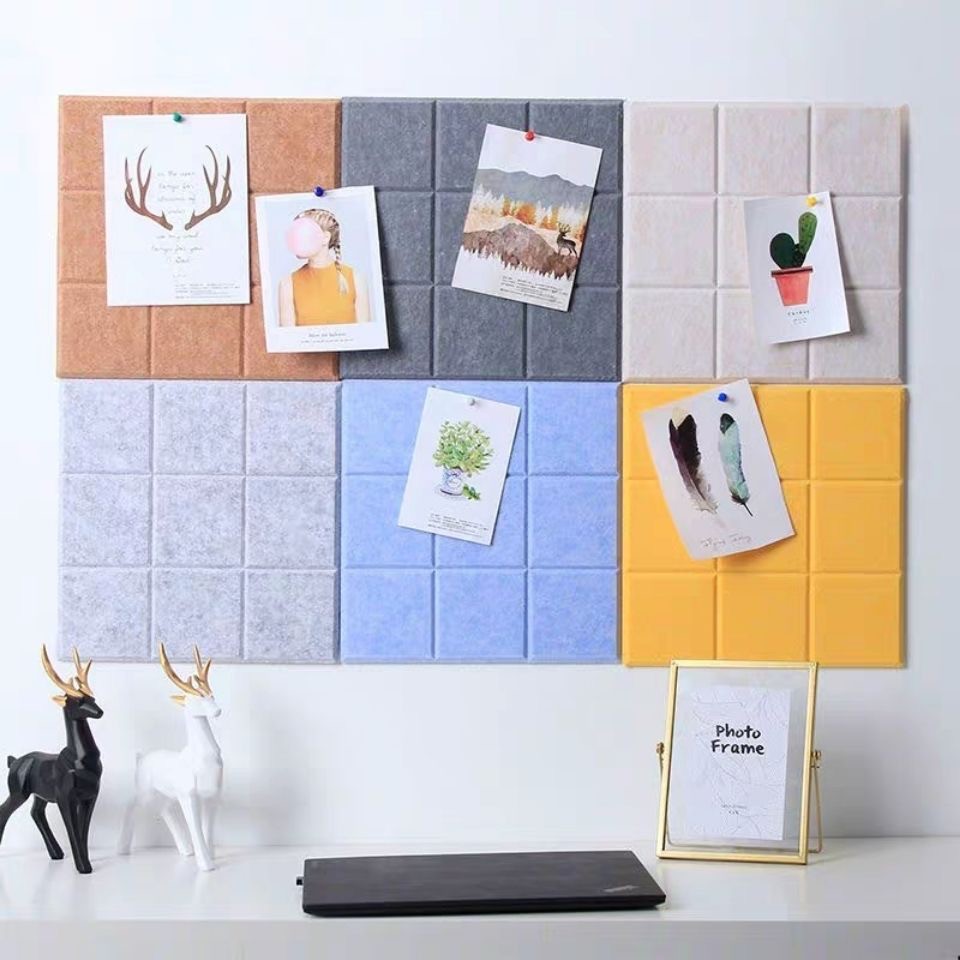 Nordic Style rectangular Felt Letter Board felt Note Memo Schedule ...