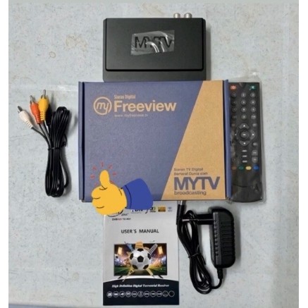 ORIGINAL 100% Original MyTv Decoder Set Freeview DVB-T2 | Shopee Malaysia
