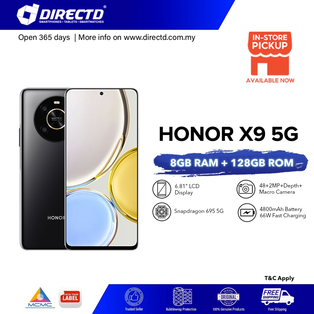 Honor X9 5G (8GB RAM/128GB ROM) | Shopee Malaysia