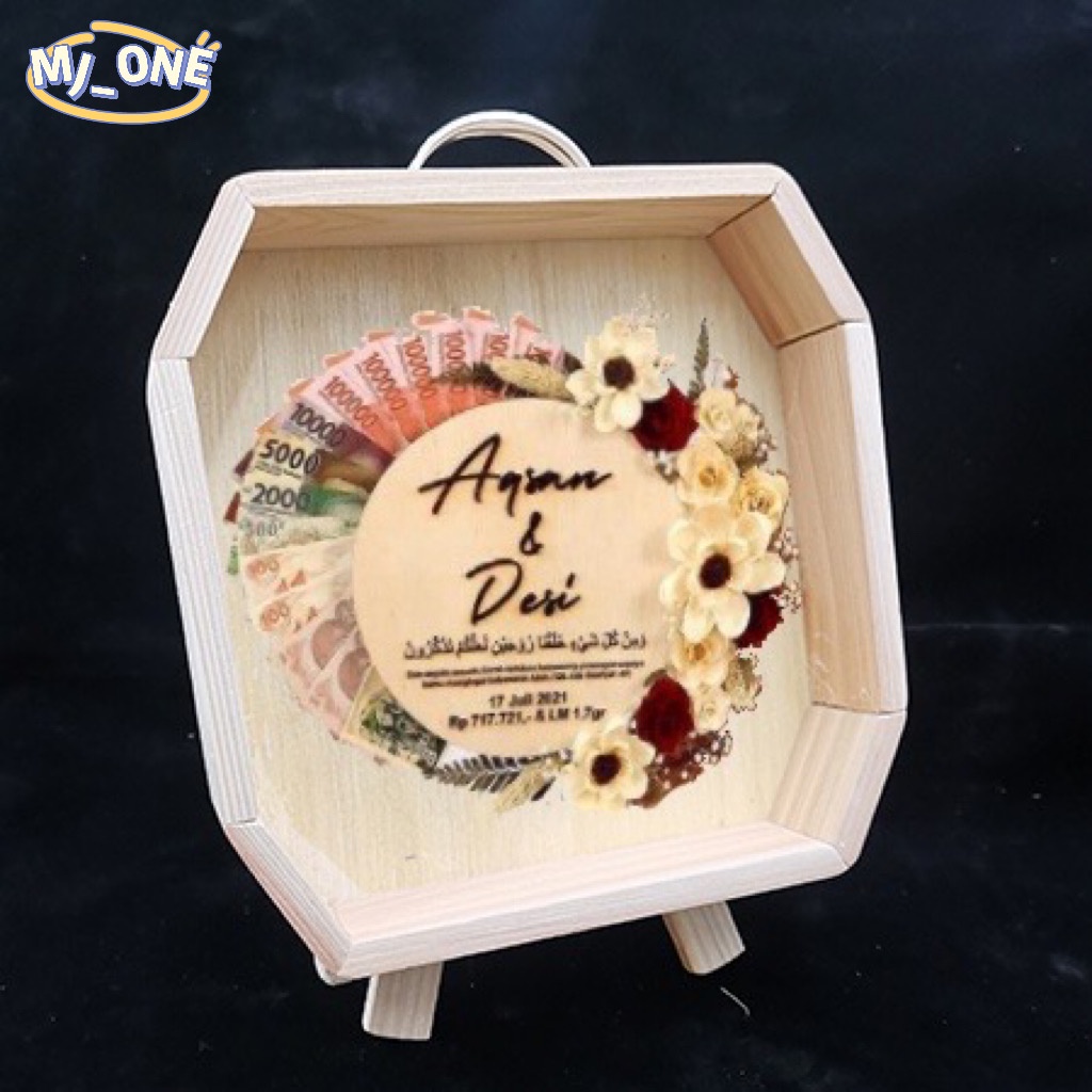 Frame Duit Hantaran 8x8 /semi haxigon/ READY STOCK /MY | Shopee Malaysia