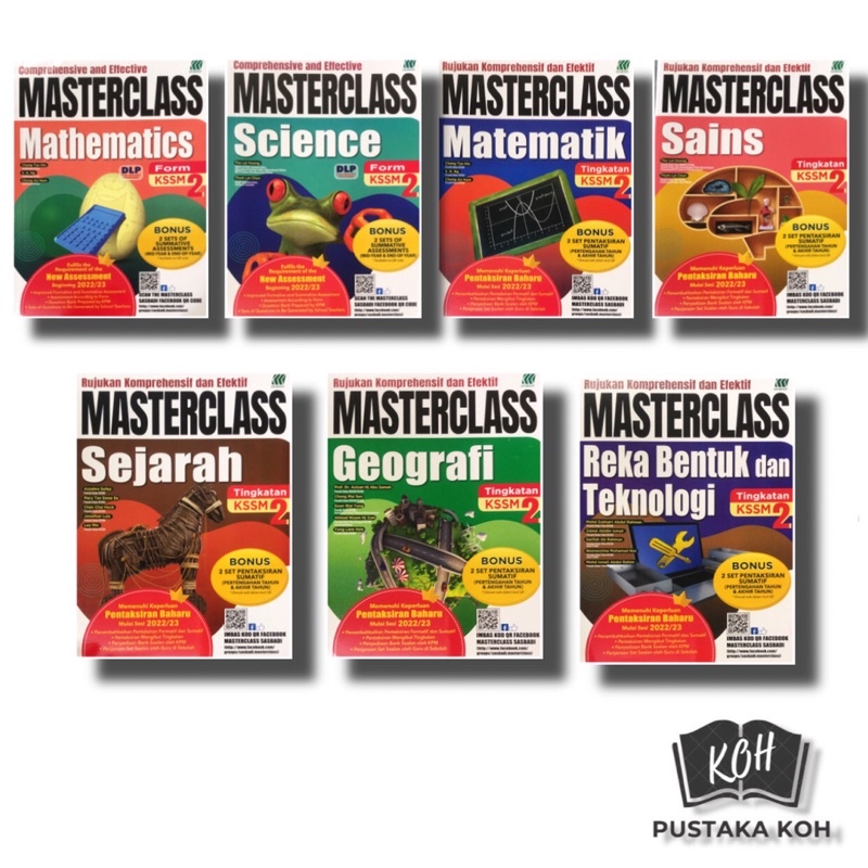 [KOH] Master Class Form 2 / Tingkatan 2 Kssm Rujukan Komprehensif Dan ...