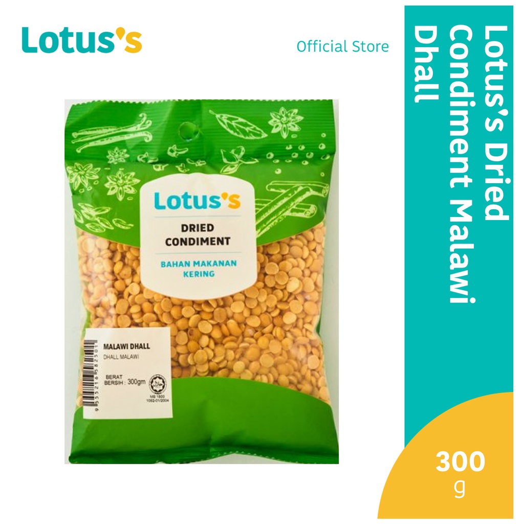 Lotus's Dried Condiment Malawi Dhall 300g | Shopee Malaysia