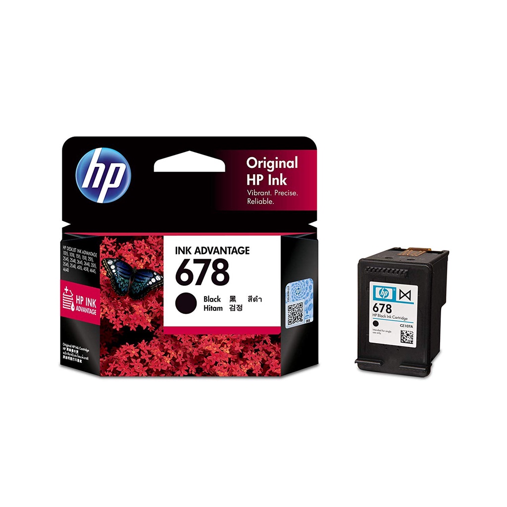 HP678 Ink Catridge - Black | Shopee Malaysia