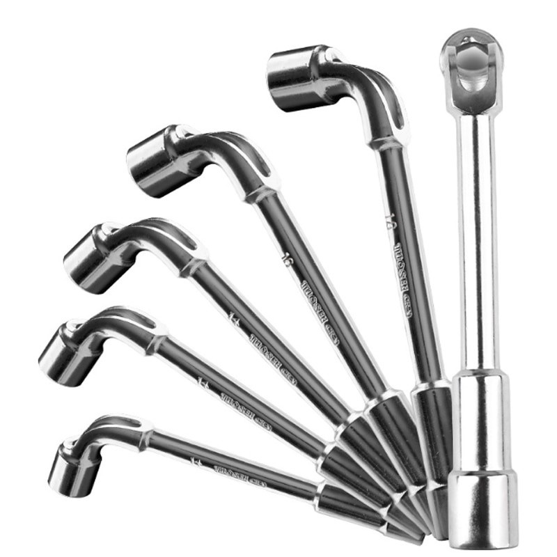 TUOSEN 1pcs Perforated dual-head L-type socket wrench 6mm to 18mm Pouch ...